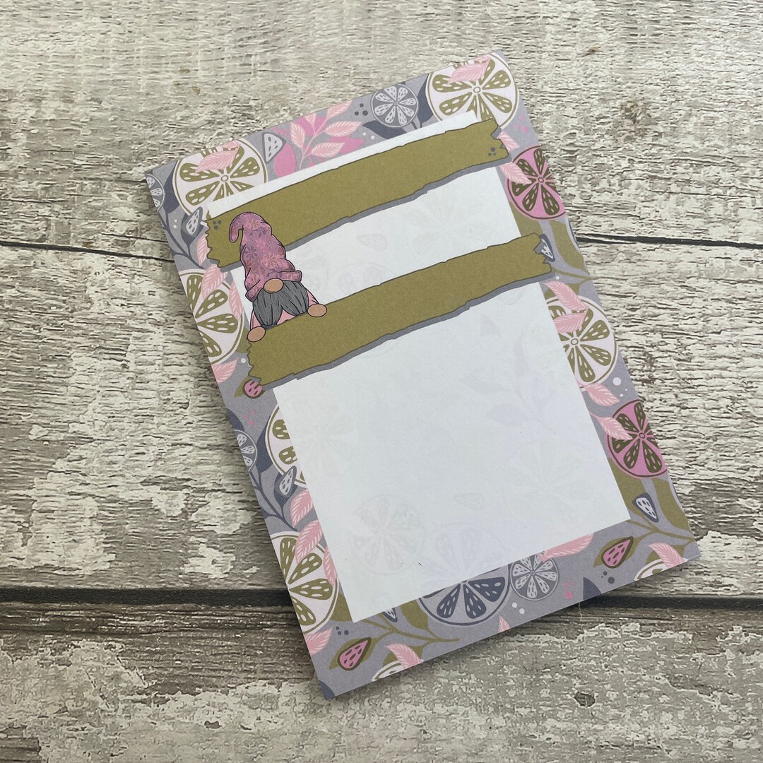 A6 Gonk / Gnome Notepad - Etsy