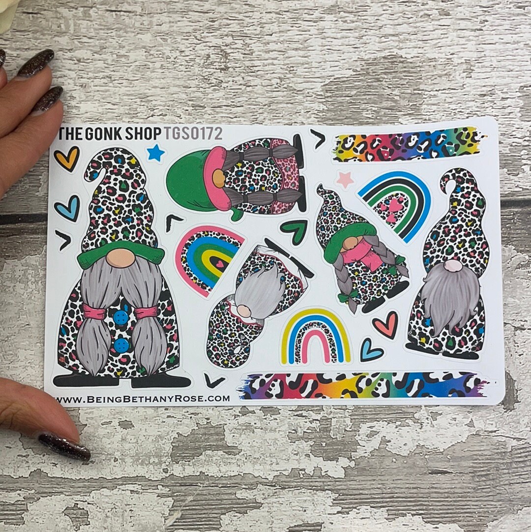 Leopard Print / 60s / Funky Gonk / Gnome - Planner Stickers ...