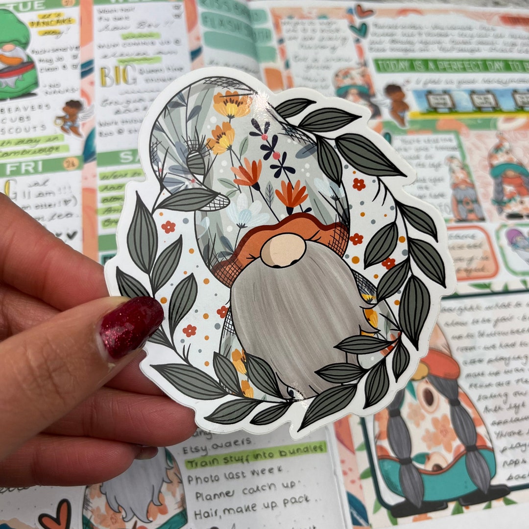 Large Vinyl Gonk / Gnome Sticker - Etsy