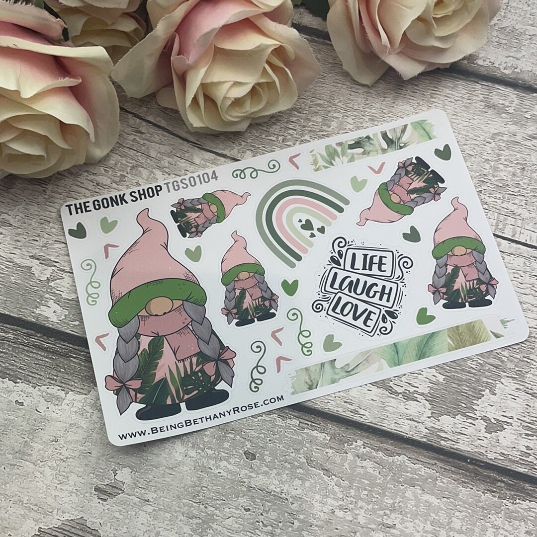 Leafy Dreams Chips Gonk / Gnome - Planner Stickers | Journalling ...