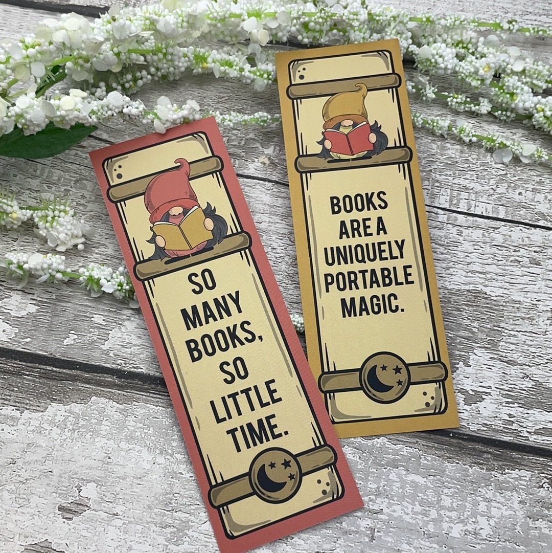 Gonk / Gnome Bookmark - so Many Book / Books Are - Etsy