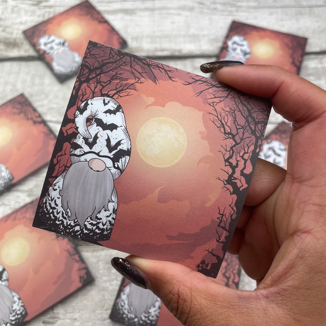 Small Halloween Gonk / Gnome Memo Pad - Etsy