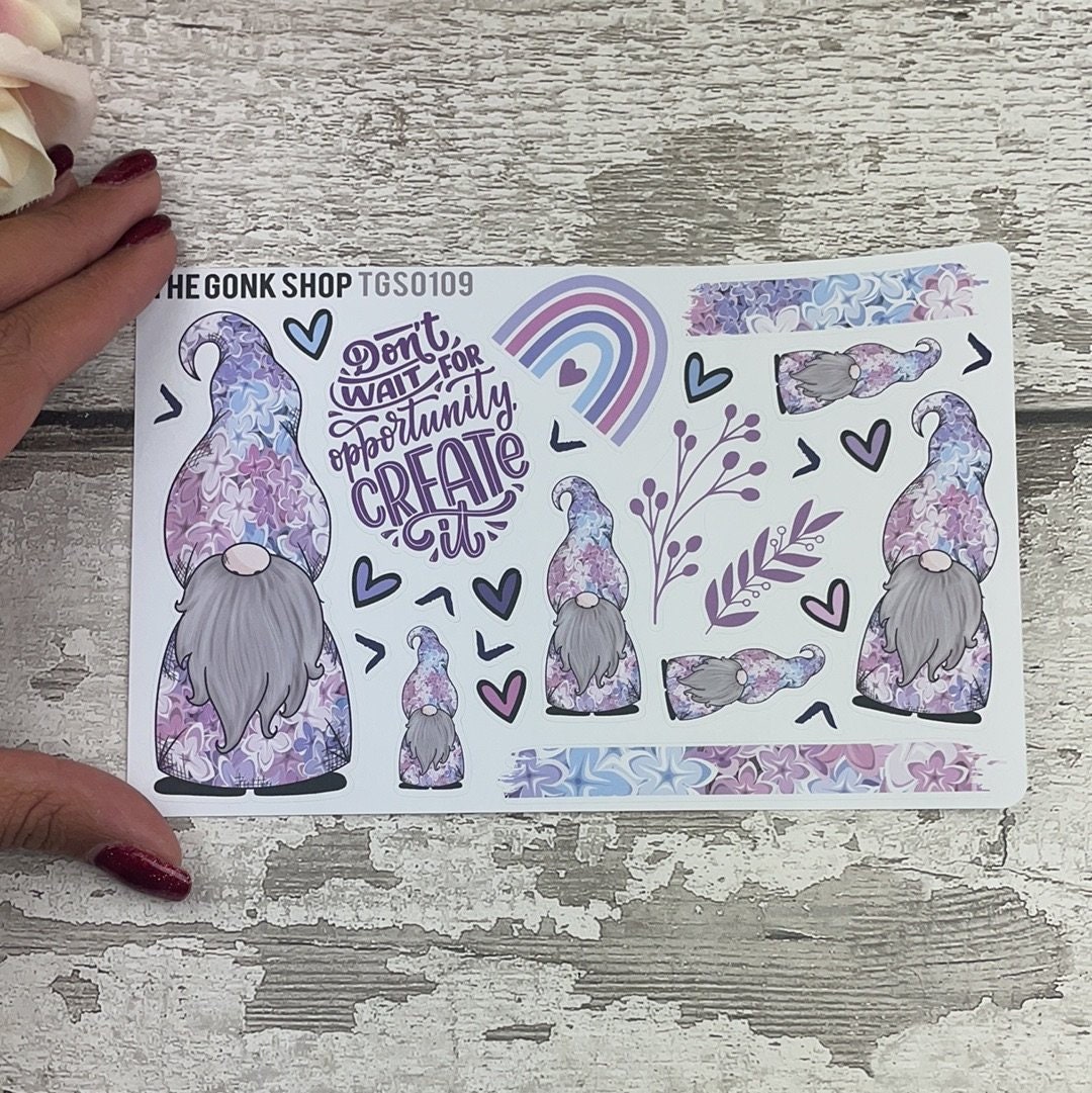 Purple Haze Gregor Gonk Stickers (TGS0109) - Etsy