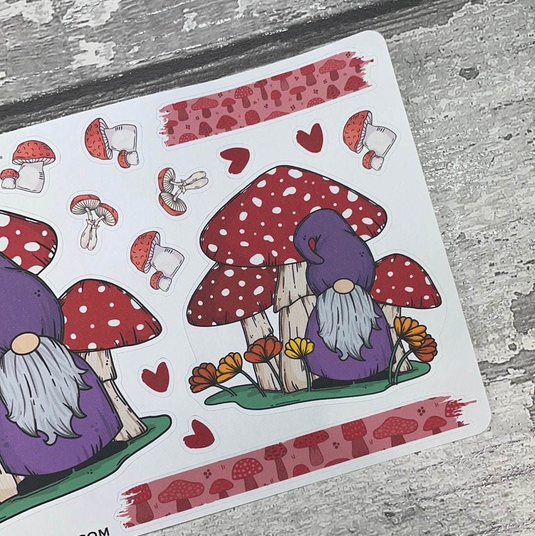 Mushroom / Toadstool Scene Gonk Planner Journal Stickers (TGS0232) - Etsy