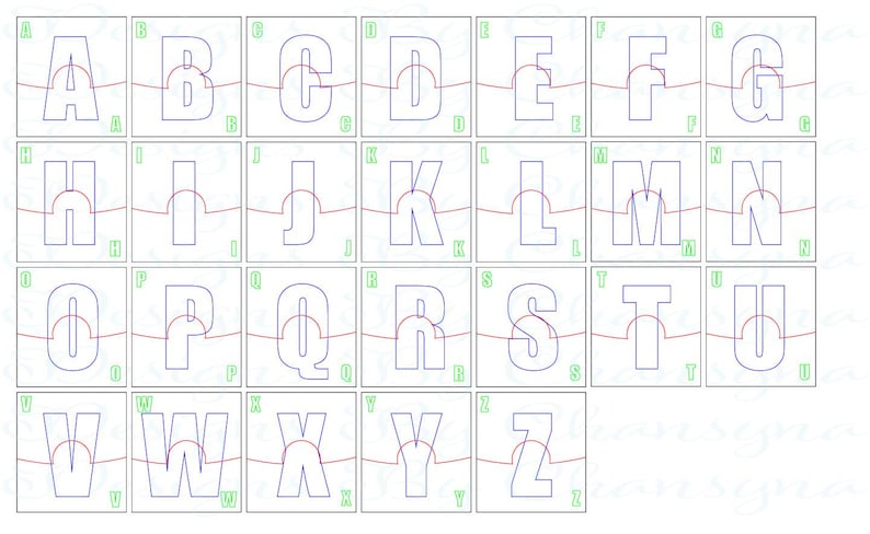 Alphabet Puzzle SVG File - Etsy