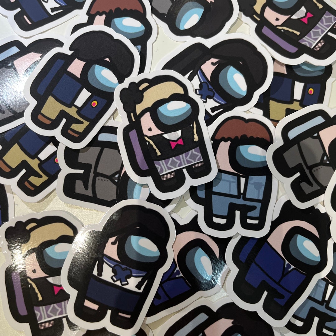 Among Us X 明星大侦探 Die Cut Stickers | Bujo Stickers | Laptop Stickers ...