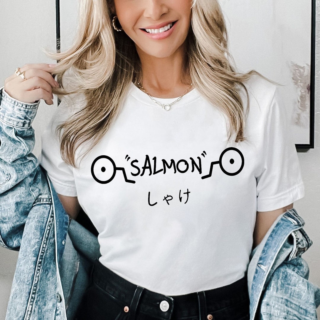 Anime Shirt Inumaki Toge Salmon Shirt Cursed Markings JJK - Etsy