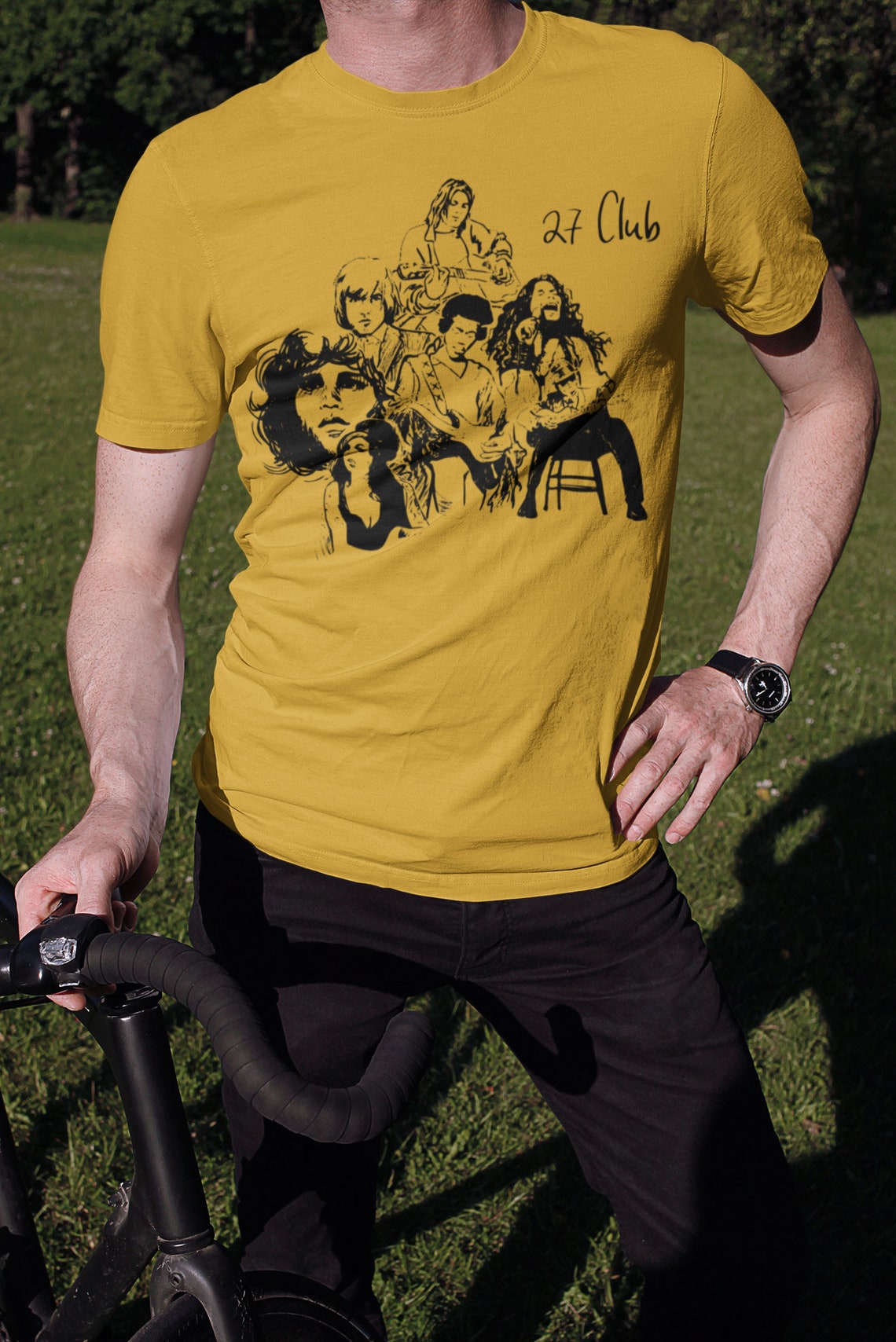 27 CLUB T-SHIRT / Forever 27 / Shirt with legendary music | Etsy