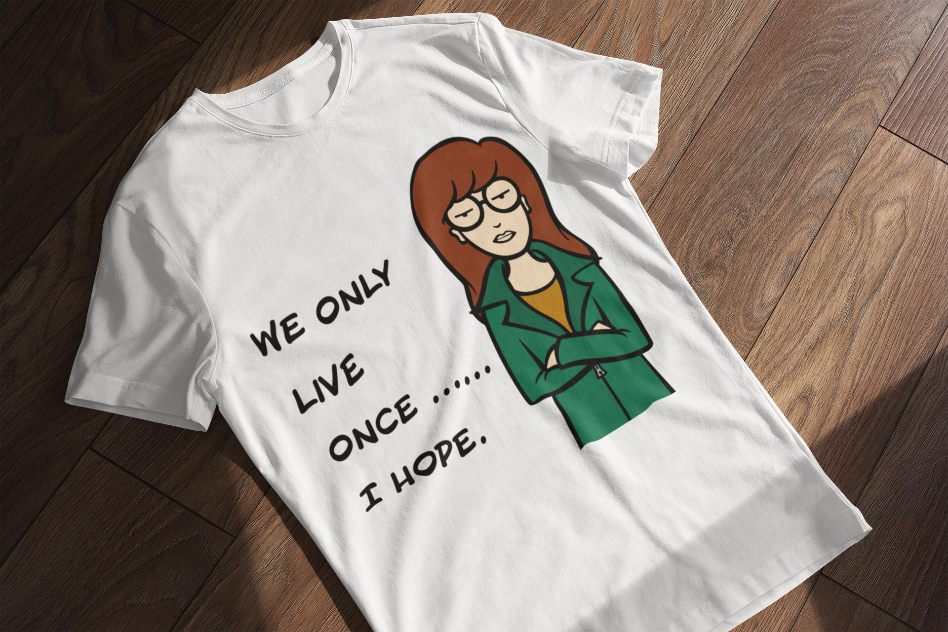 DARIA SARCASM SHIRT / Mtv 90s Show - Sick and Sad World / Parody ...