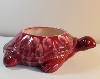 Turtle Planter Signed - Etsy