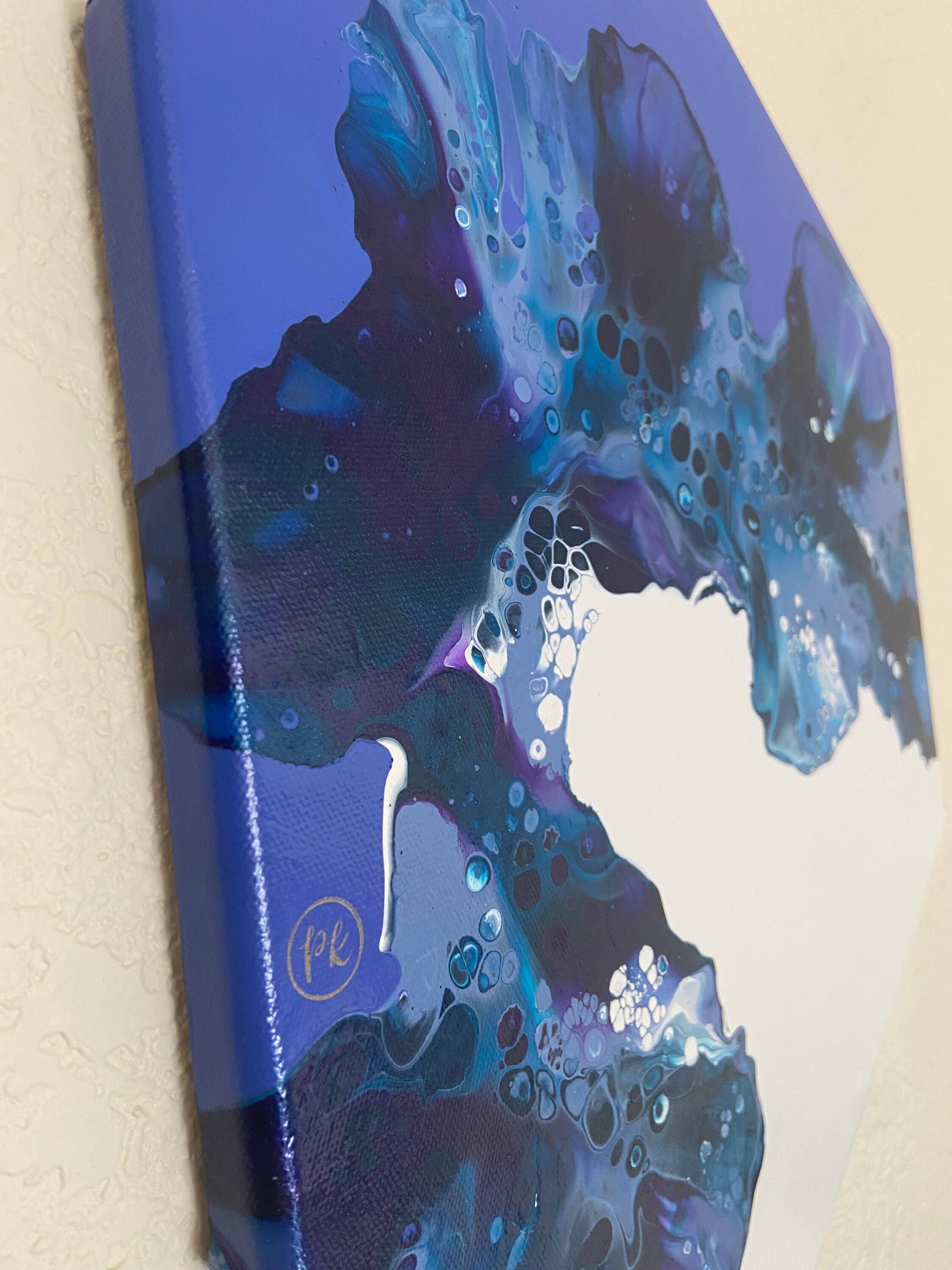 16 Specialty Hexagon Acrylic Pour Painting - Etsy