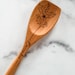 Engraved Birth Month Flower Wooden Kitchen Utensil, Cooking Gifts for ...