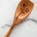 Engraved Birth Month Flower Wooden Kitchen Utensil, Cooking Gifts for ...