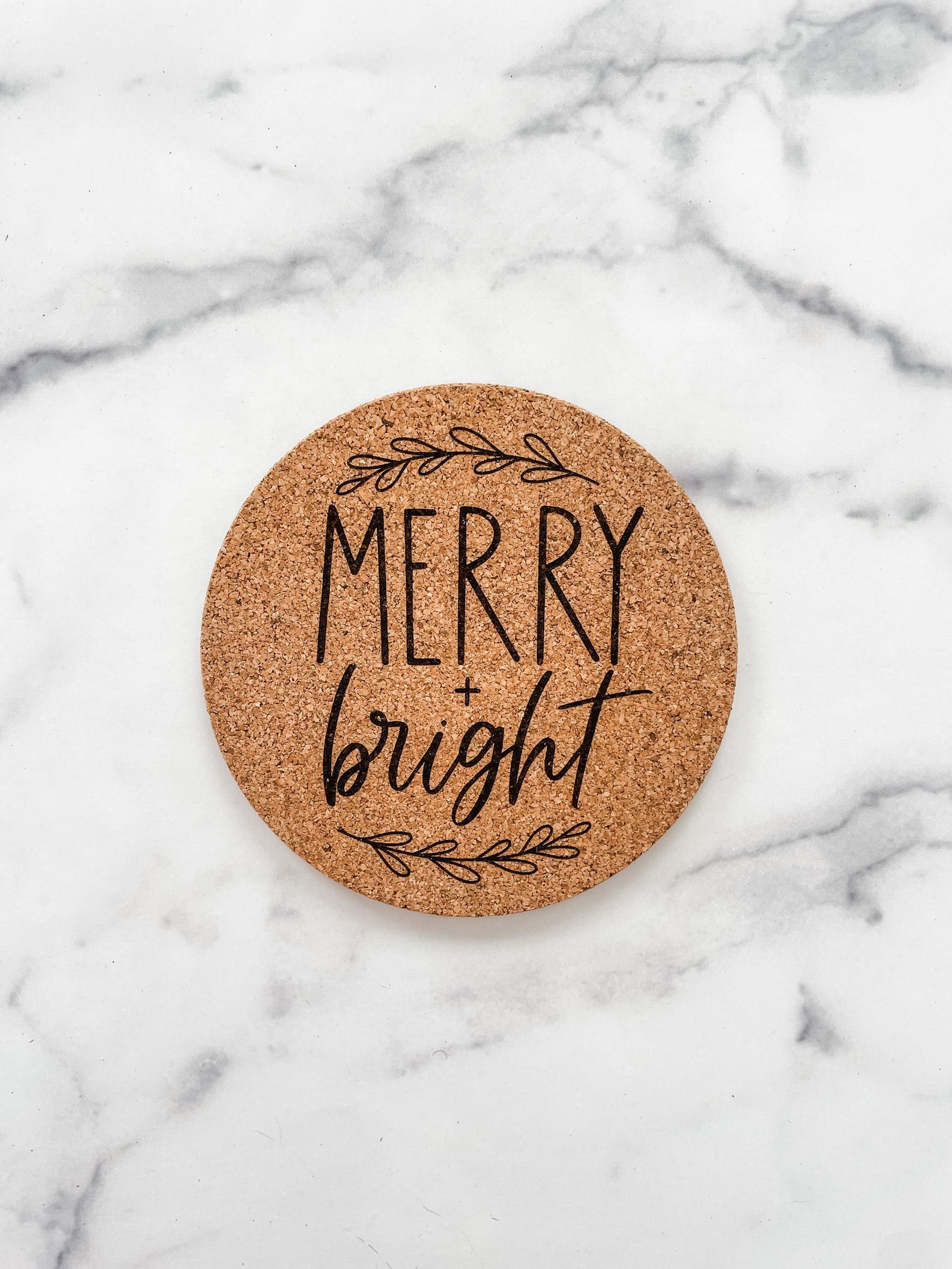 Christmas Engraved Cork Trivets, Cooking Gifts for Her, Housewarming ...