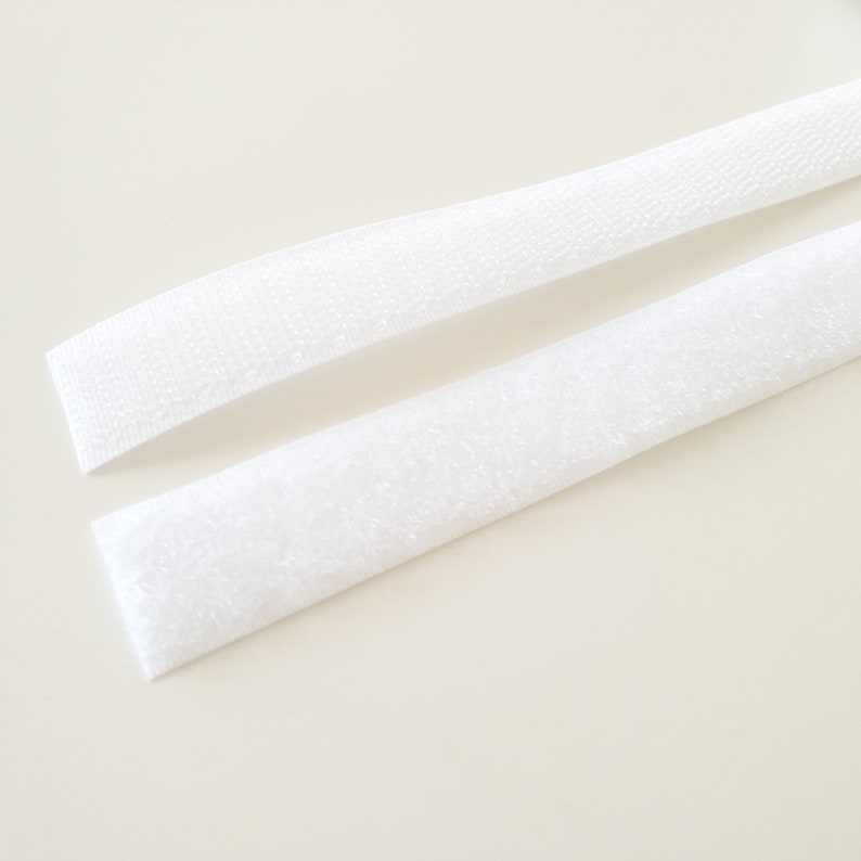 White 20mm Hook and Loop Tape Chico Self Grip Fastener Sew - Etsy