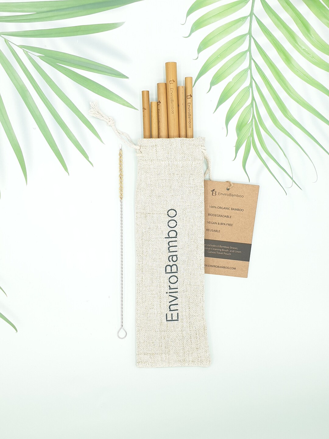Eco-friendly Straw Bamboo Straw Set Wooden Straw Reusable - Etsy