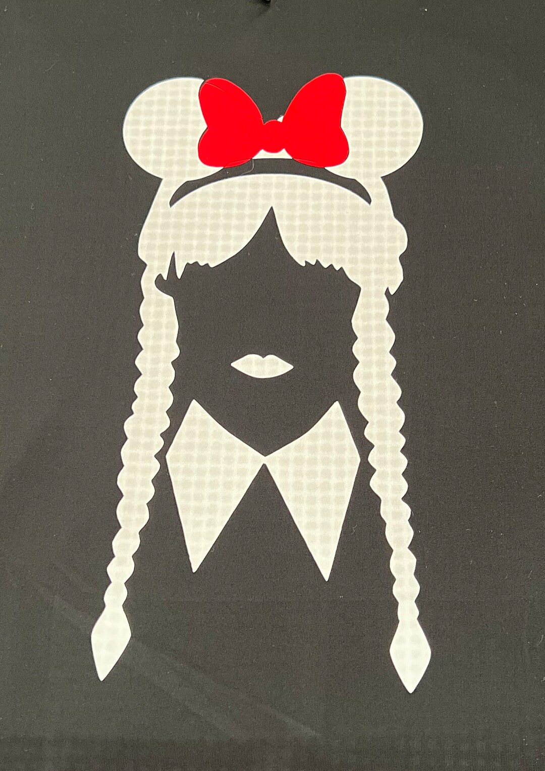 Wednesday Addams in Minnie Ears Vinyl Decal - Etsy Australia