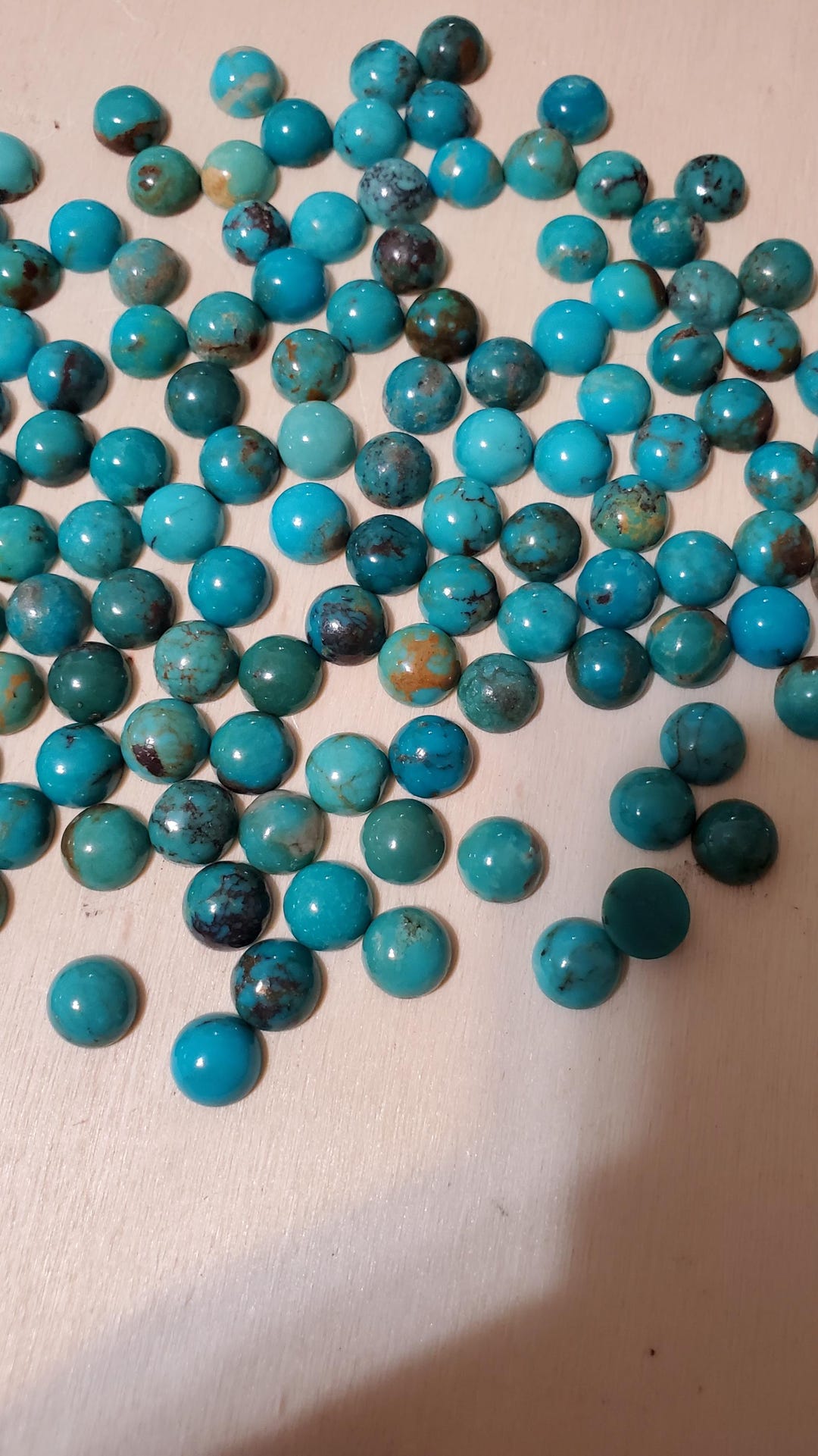 8mm Round Turquoise Cabochons/6mm Round Turquoise/calibrated Cabochons ...
