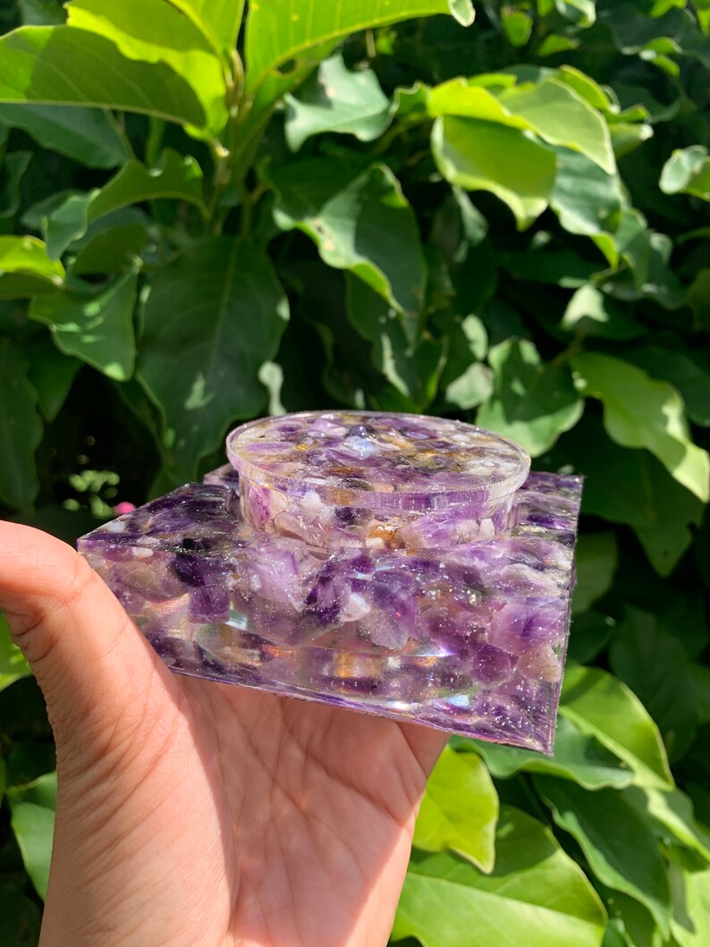 Crystal Grinder and Ashtray Set - Etsy