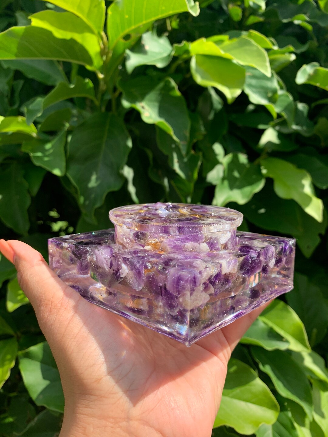 Crystal Grinder and Ashtray Set - Etsy