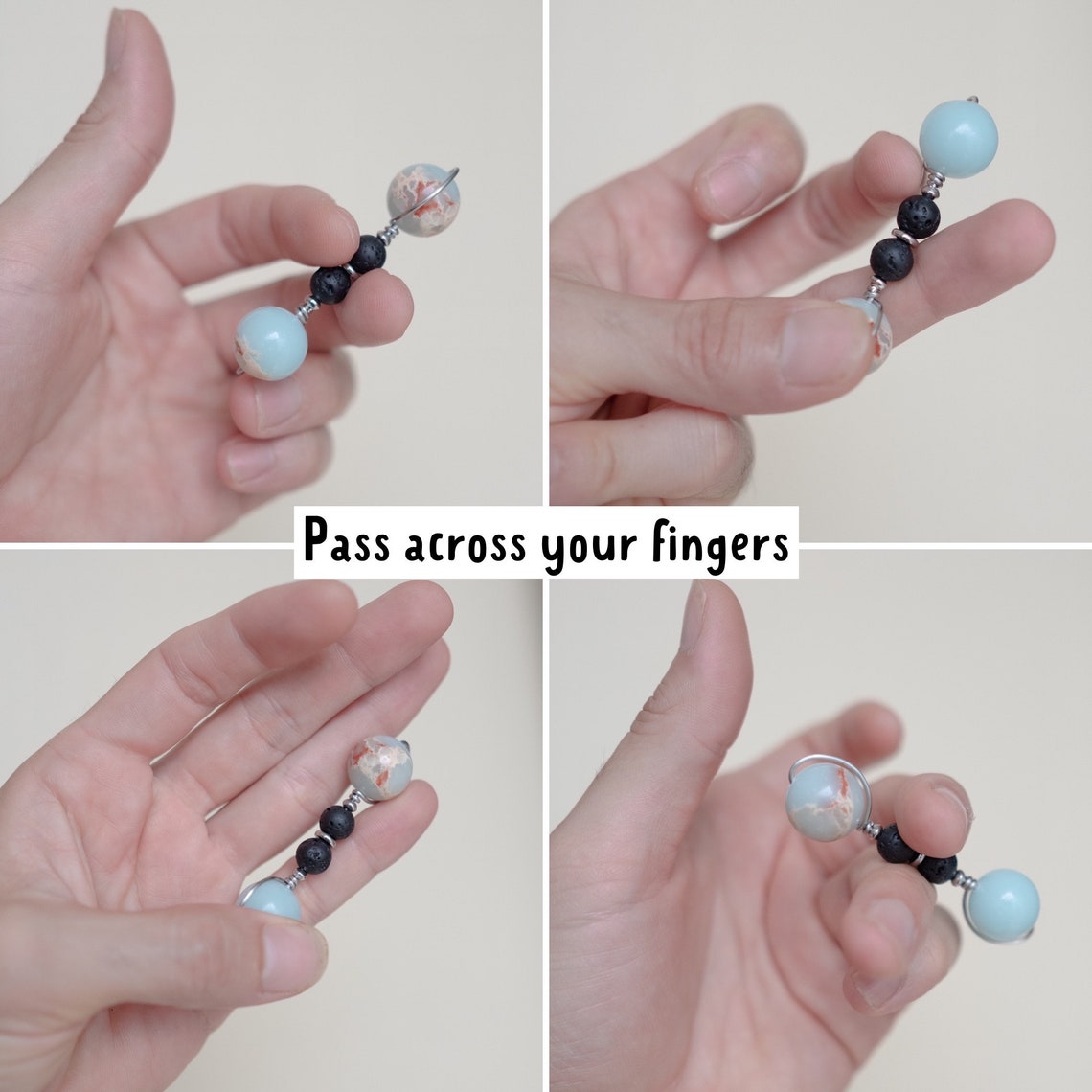 Diffuser Spinner Fidget for Aromatherapy Lava Stone Crystal - Etsy