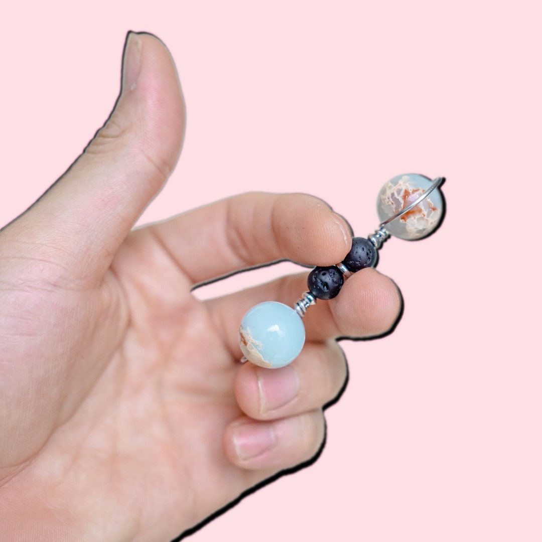 Diffuser Spinner Fidget for Aromatherapy | Lava Stone Crystal Sensory ...