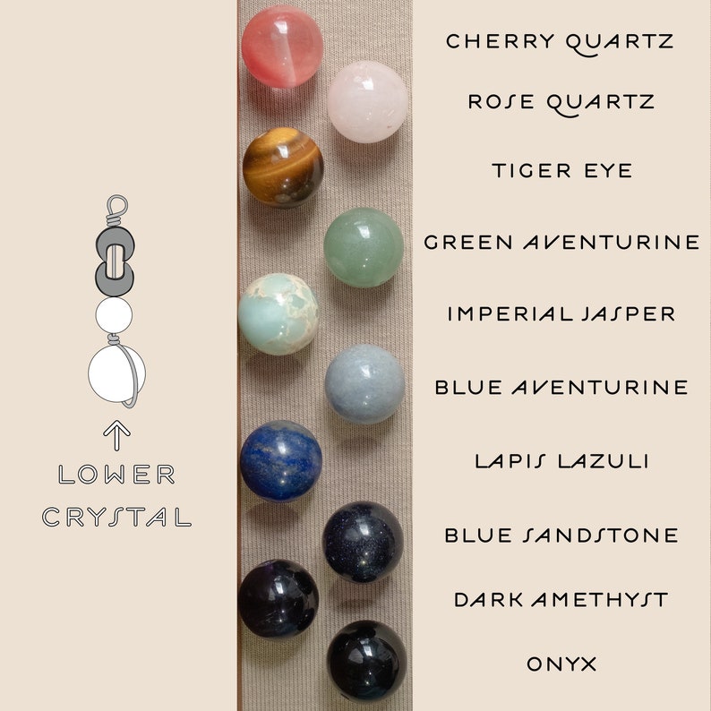 Tactile Necklace Plus | Crystal Fidget Jewelry Amulet for Restless ...