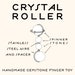 Stim Toy for Hair and Skin Picking Support | Crystal Roller Fidget Toy ...
