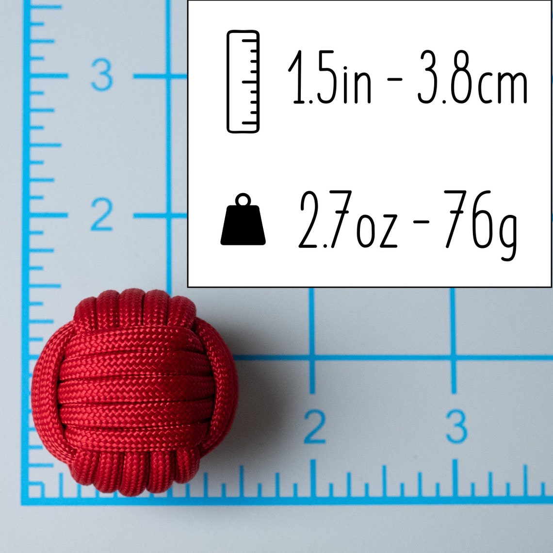 Set of Two Paracord Steel Baoding Balls for Meditating | Etsy