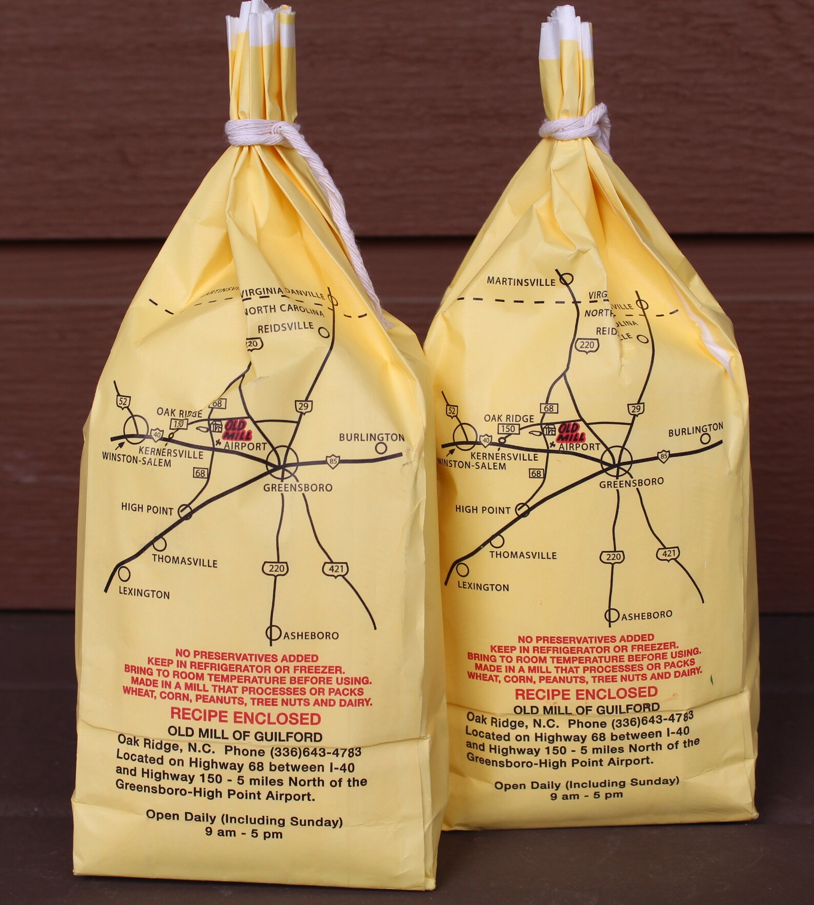 Yellow Cornmeal (plain), Old Mill of Guilford Stone Ground, North ...