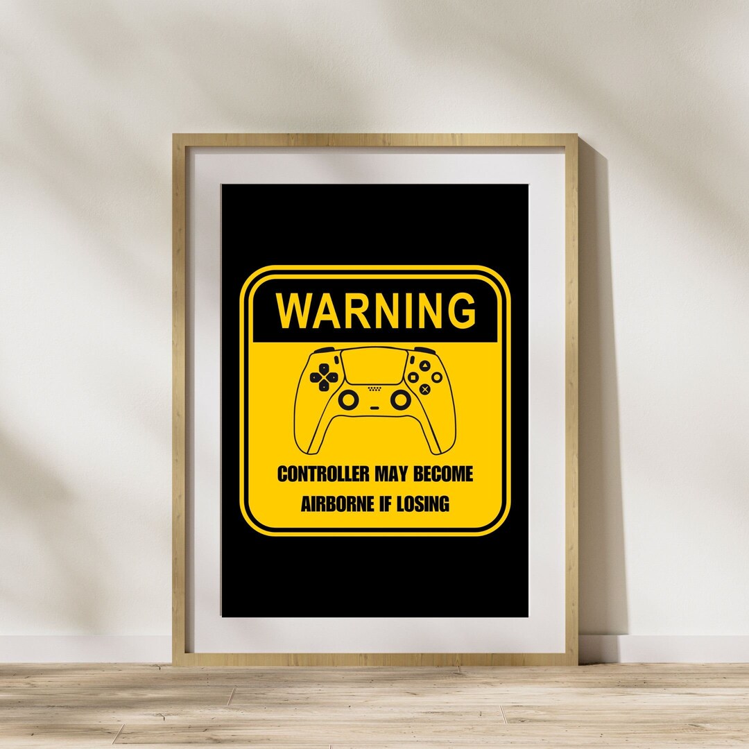 Playstation Controller Digital Print, A4 Gaming Instant Digital ...