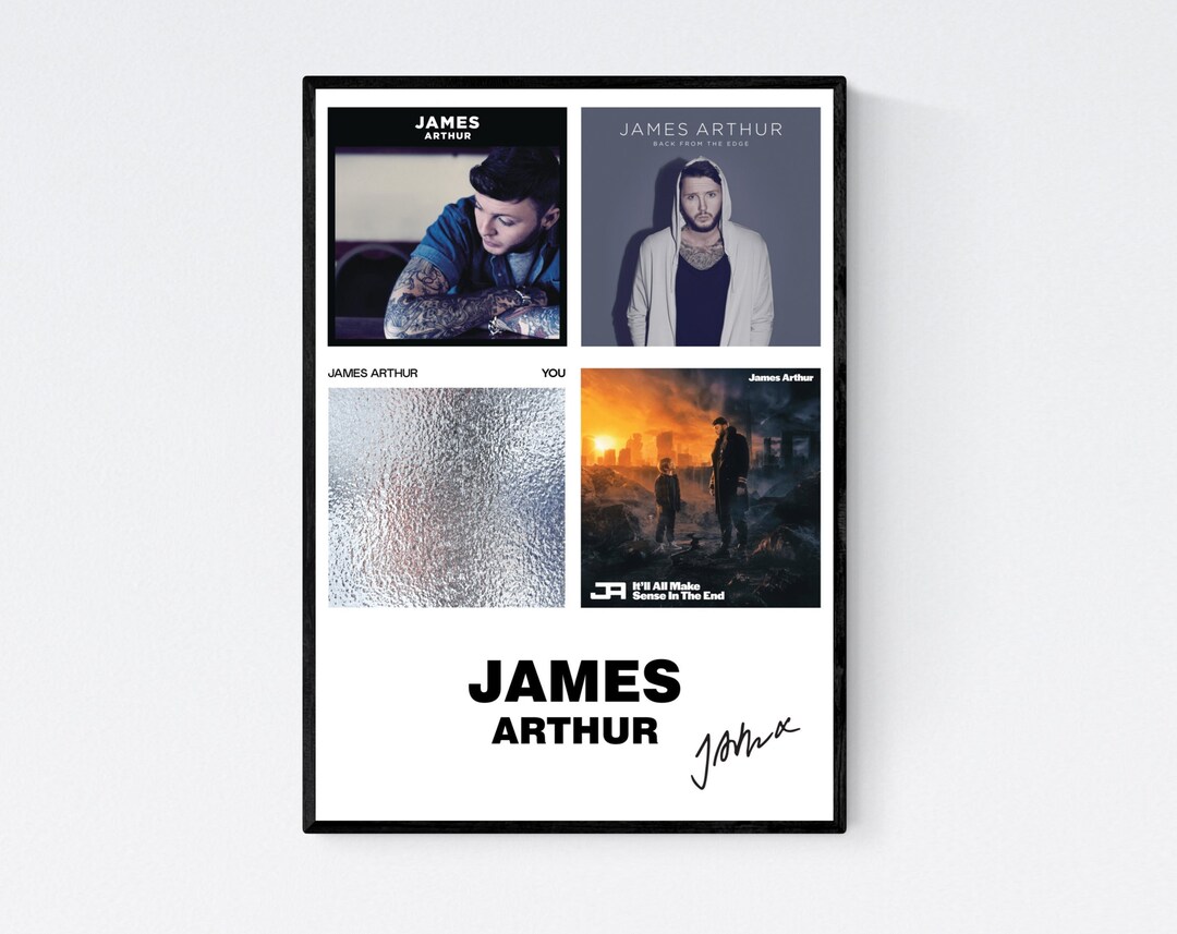 James Arthur Poster James Arthur Album Art Cover Back From the Edge You ...