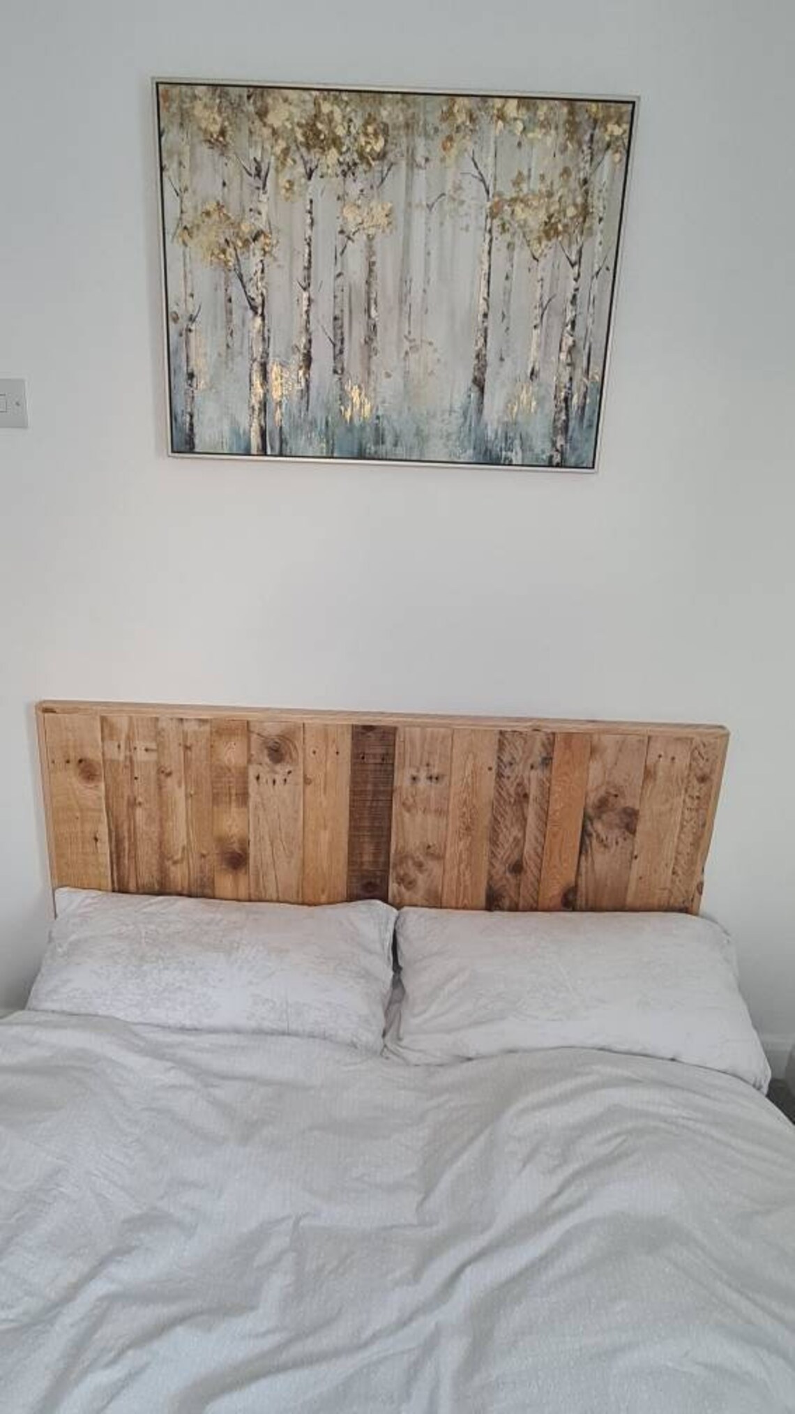 Reclaimed Wood Headboard Wall Mounted made to Order Please | Etsy
