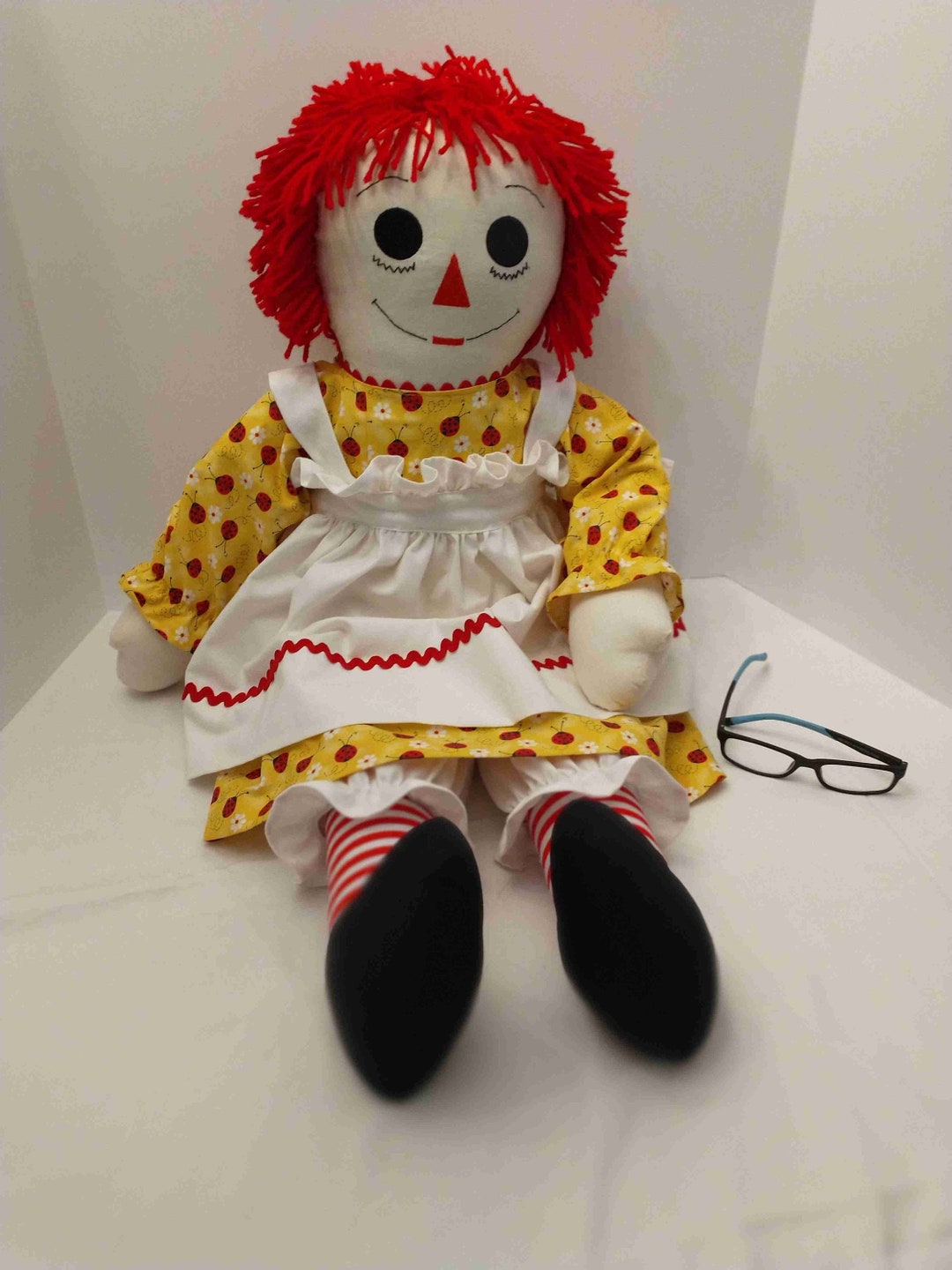 Raggedy Ann in a Yellow Lady Bug Dress - Etsy