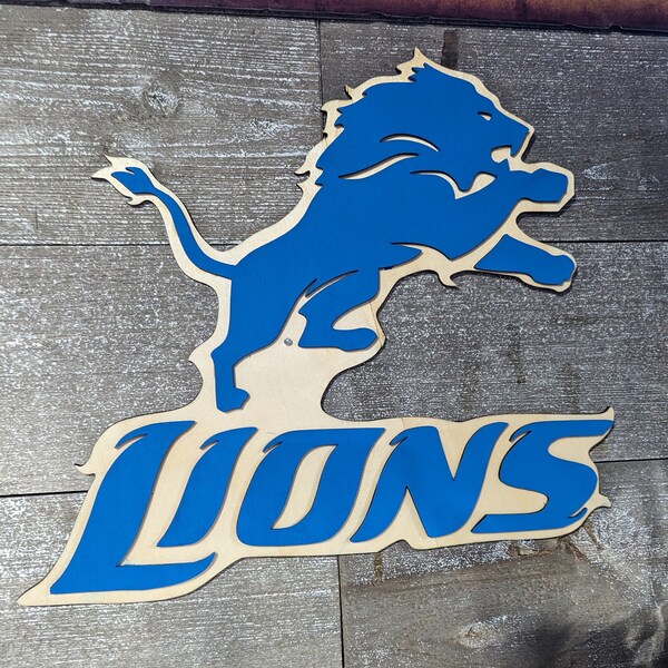 Detroit Lions Bar Sign - Etsy
