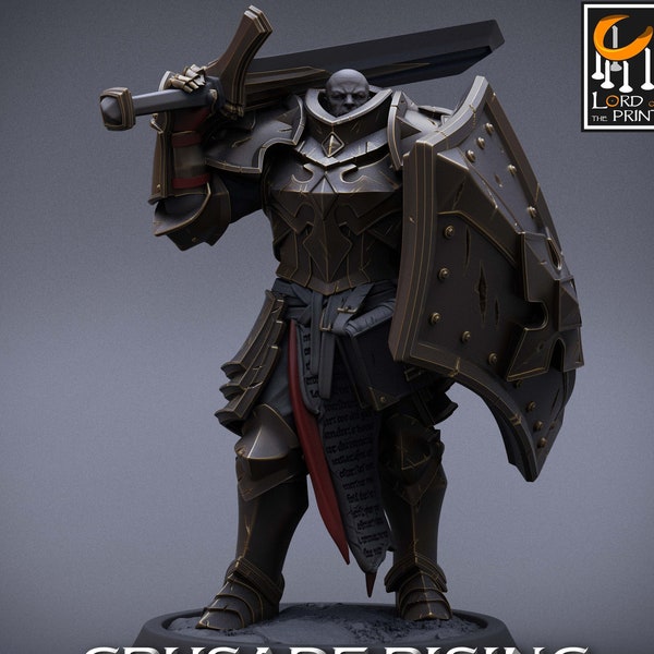 Templar Knight Miniature - Etsy