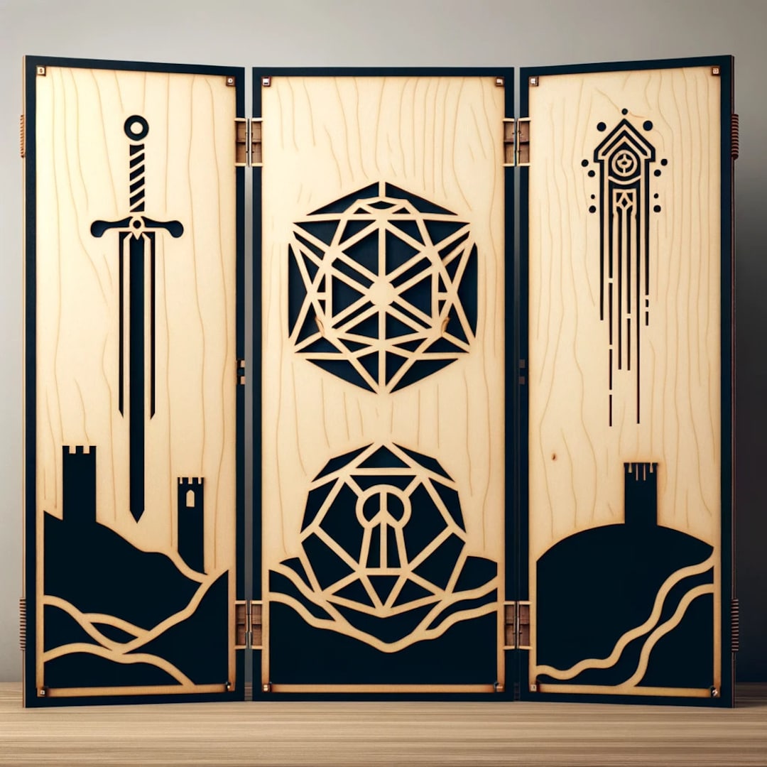Custom Dungeon Master Screen DM Screen Engraved D&D Game Master Screen ...