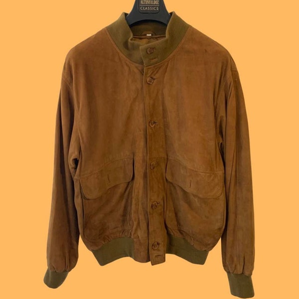 Mens Camel Suede Jacket - Etsy