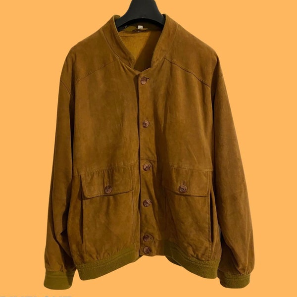 Mens Camel Suede Jacket - Etsy