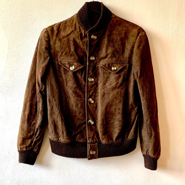 Vintage Suede Jacket - Etsy