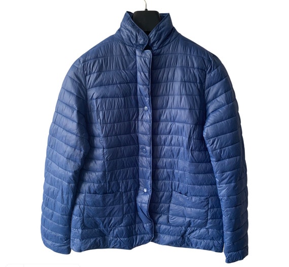 Blue light jacket with floral details - Gem