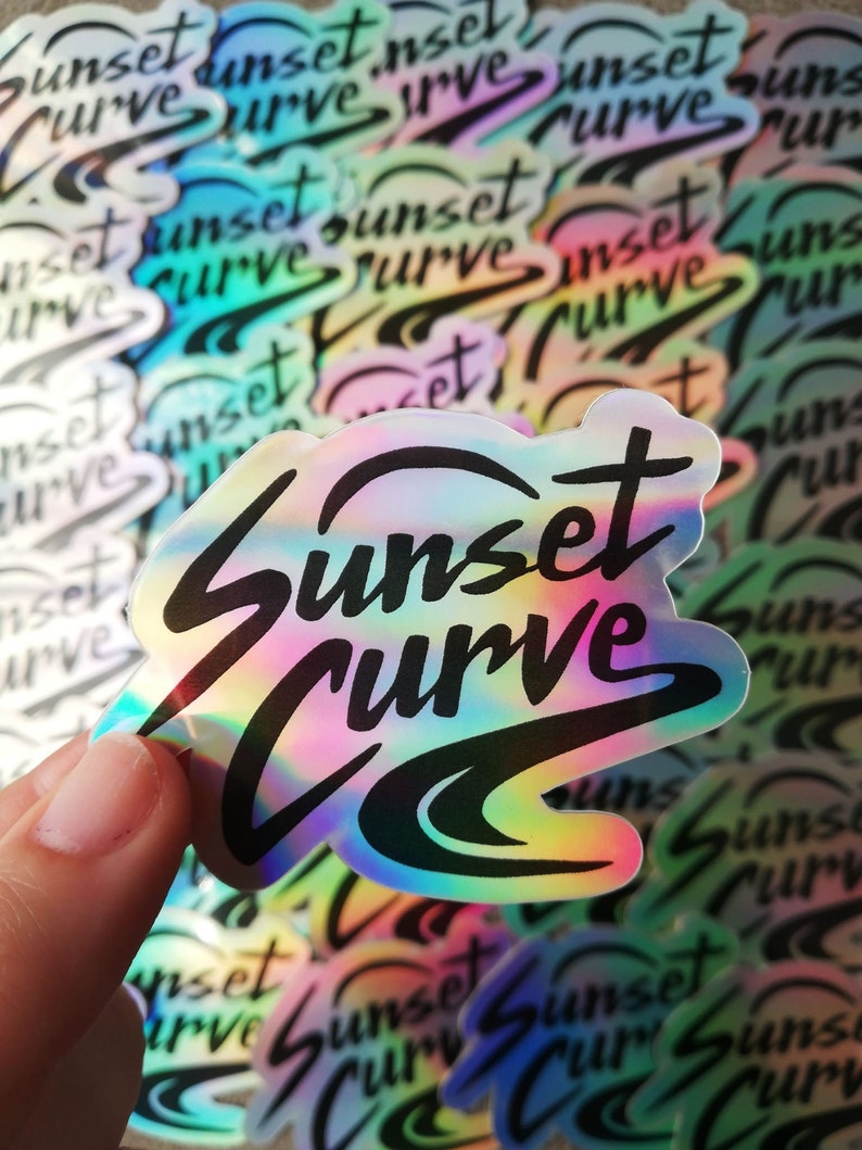 Julie And The Phantoms and Sunset Curve Holographic Sticker | Etsy