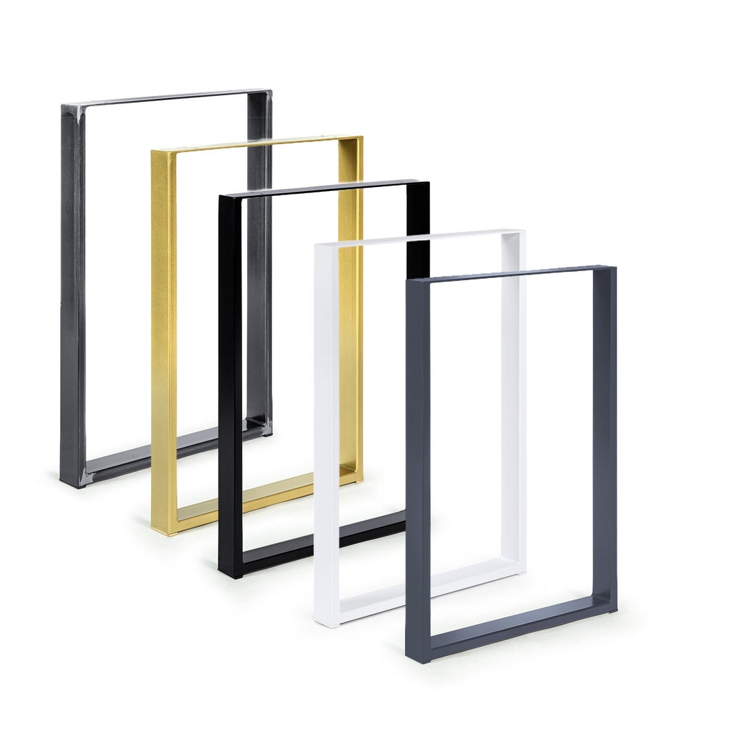 2 X Table Frame Legs Sleek, Modern Metal Legs Perfect for Desks - Etsy