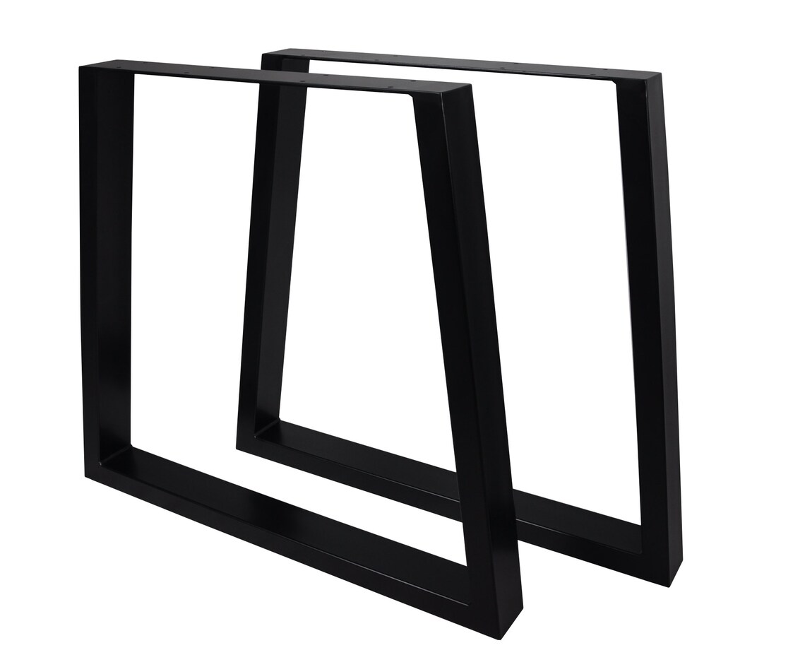 2 X Table Frame Legs Sleek Modern Table Base Trapezoid - Etsy