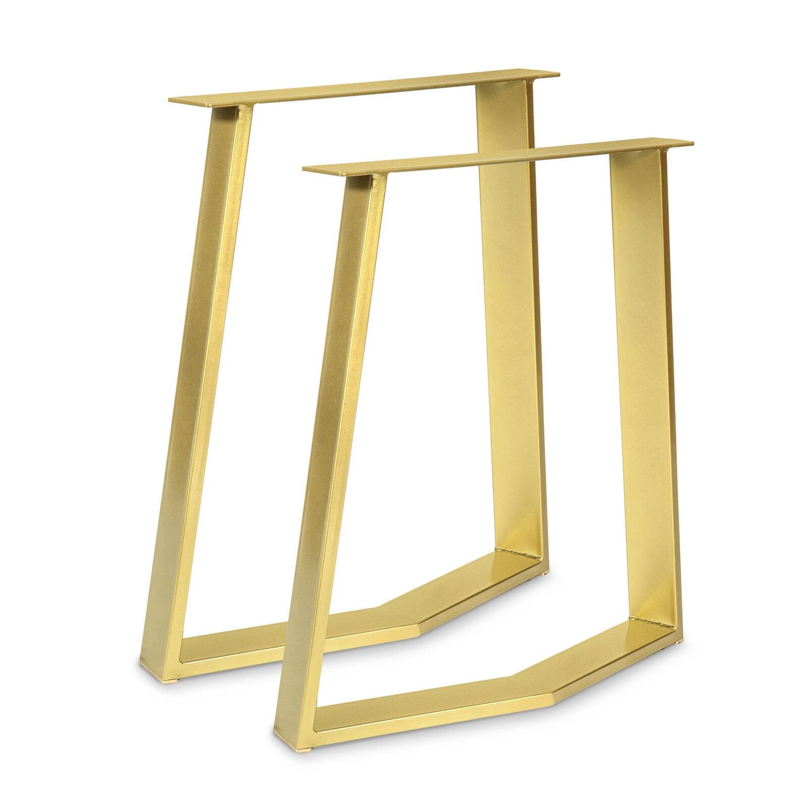 2 X Table Frame Legs Sleek Modern Table Base Trapezoid - Etsy