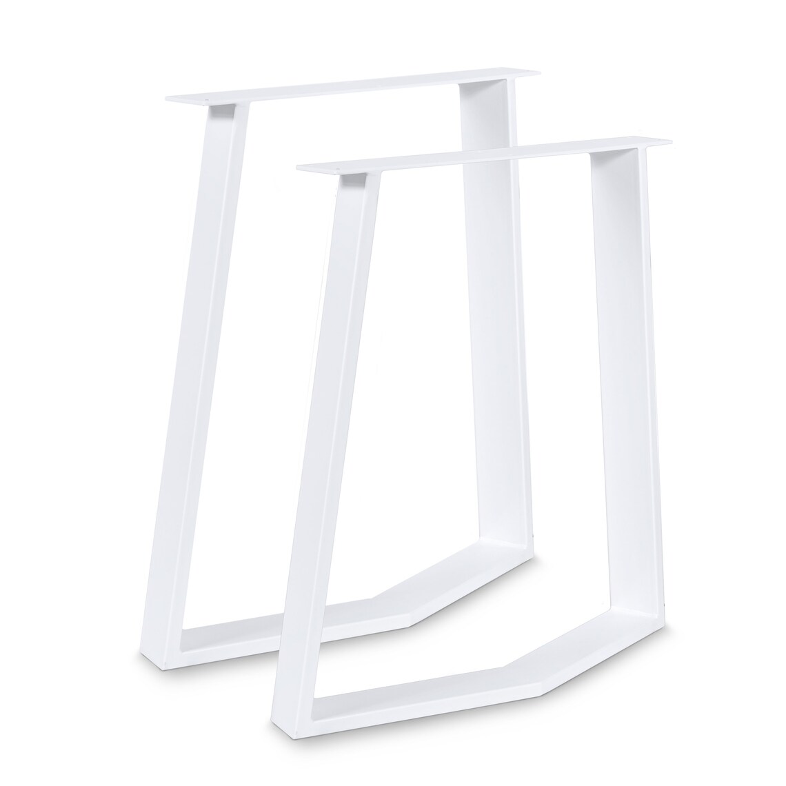2 X Table Frame Legs Sleek Modern Table Base Trapezoid - Etsy
