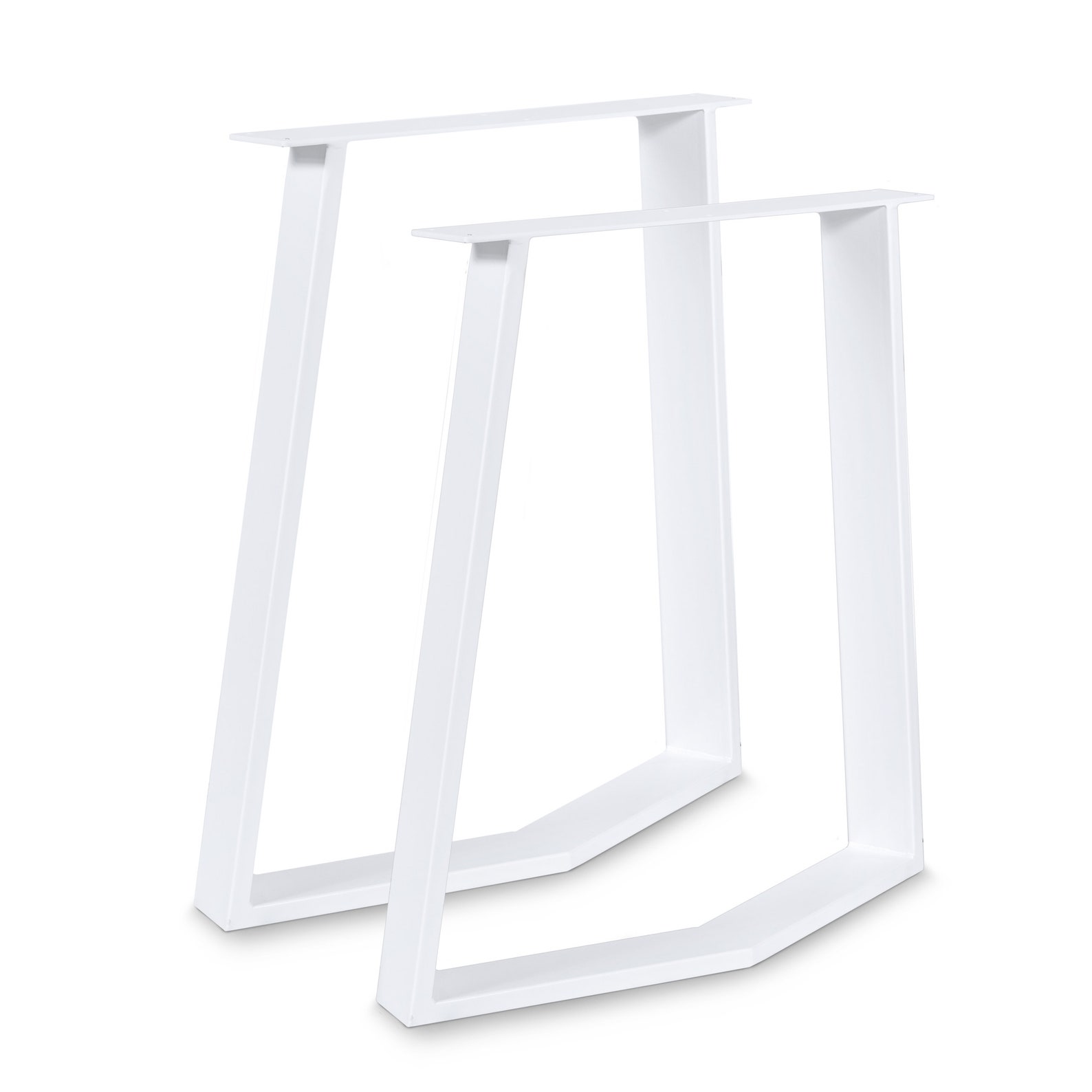2 X Table Frame Legs Sleek Modern Table Base Trapezoid - Etsy