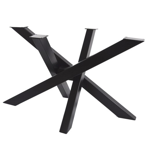 Table Base Lotus Table Legs Cross Frame Table Runners Steel - Etsy