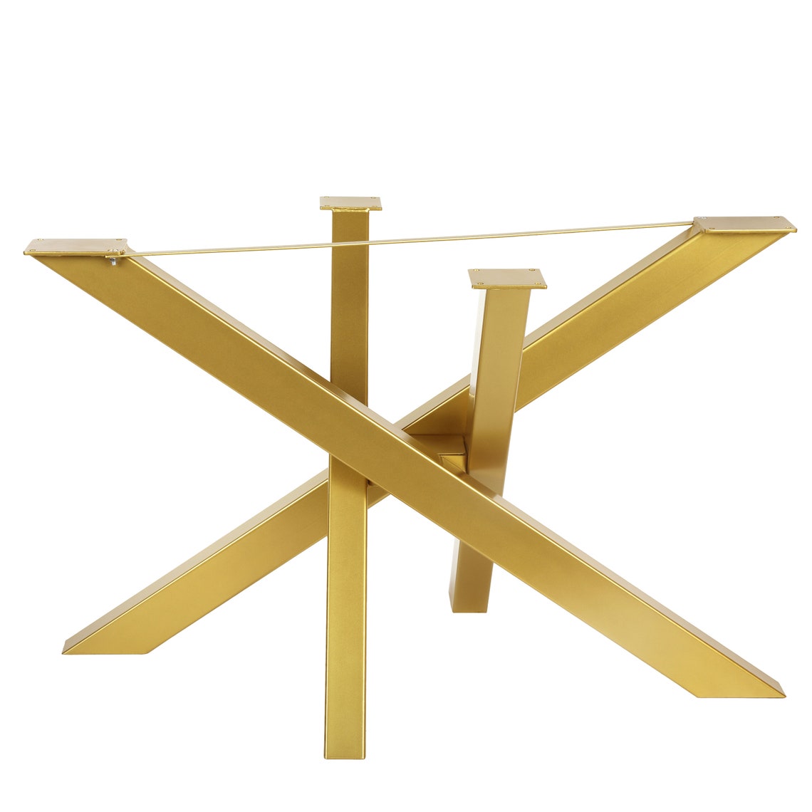 Table Base Lotus Table Legs Cross Frame Table Runners Steel Metal ...