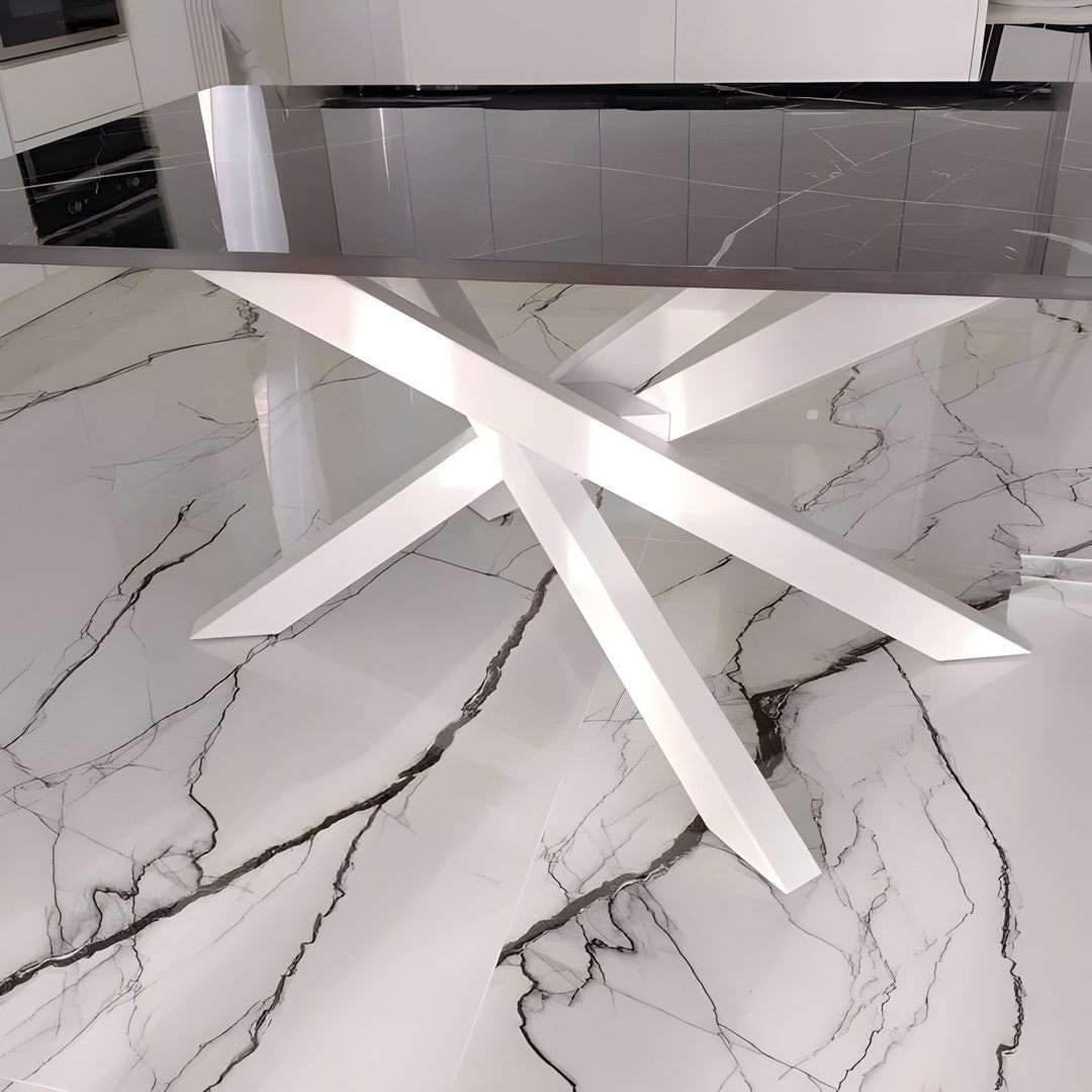 Table Base Orion Table Legs Cross Frame Table Runners Steel Metal ...